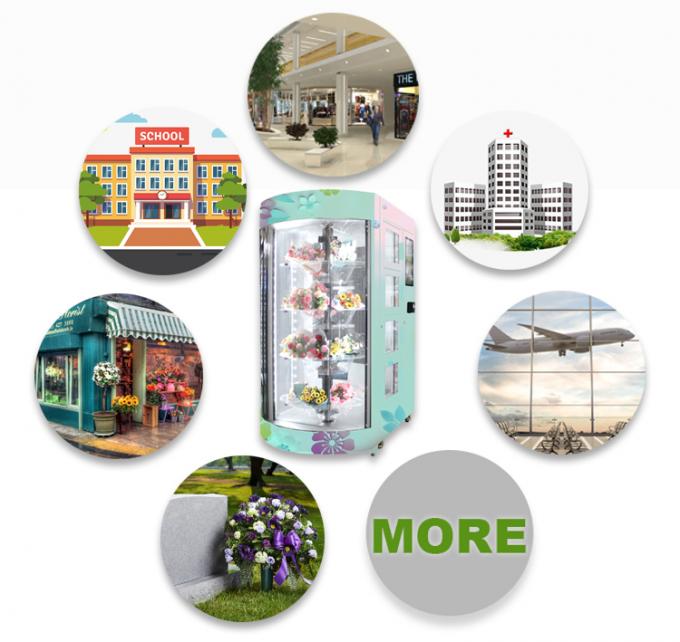 Florist Fresh Flower Station Vending Machine Automated 24 Hours Remote ...