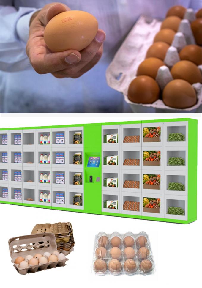 Custom Self Service Wifi Egg Vending Locker With Refrigerator Cooling ...