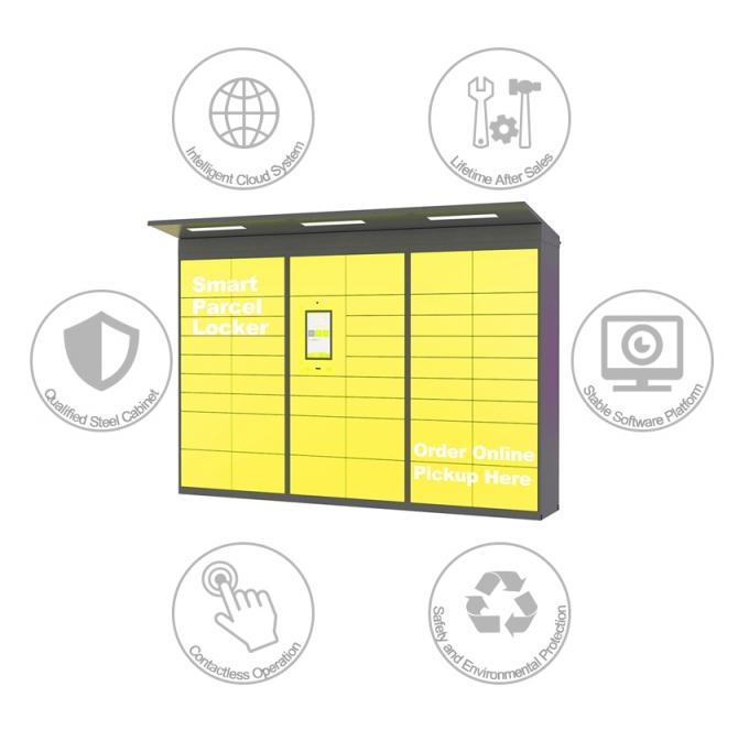 Automatic Parcel Station Locker System With Custom Language For Courier ...