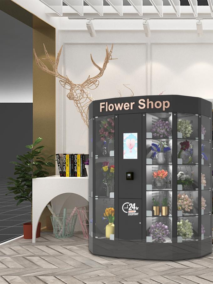 24 / 7 Flower Vending Locker Machine 22 Inch For Convenient And Easy Access