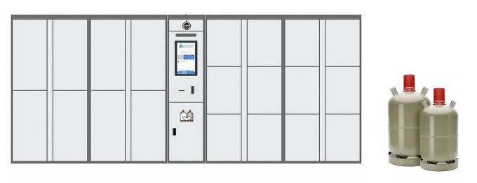 Smart Gas Cylinder Vending And Exchange Locker With Big Screen And Wifi