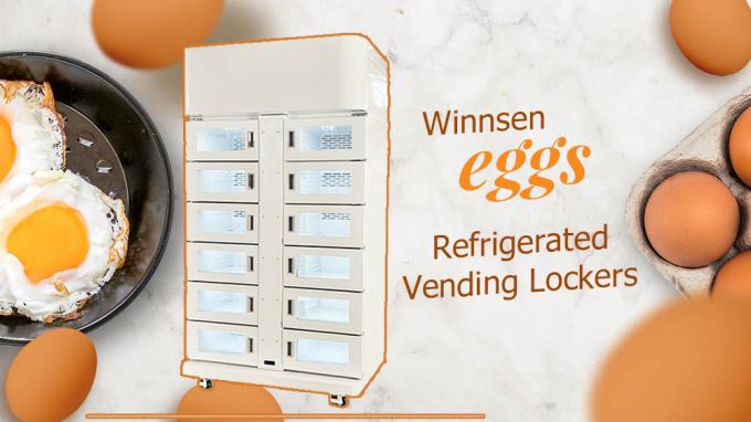 Touch Screen Farm Atm Business Self Smart Packed Egg Refrigerated ...