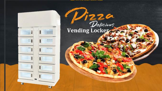 24 Hours Self Service Smart Locker Pizza Vending Machine Food Locker ...