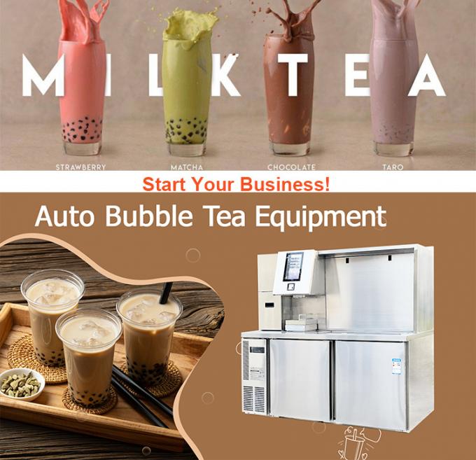 Commercial Automatic Bubble Tea Counter Customize Drink Station Popping ...