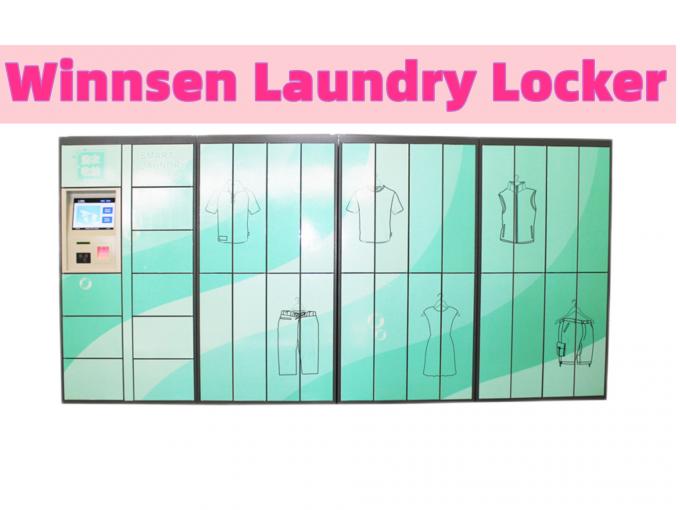 Outdoor Smart Laundry Locker With Blue Tooth Automatic Intelligent ...